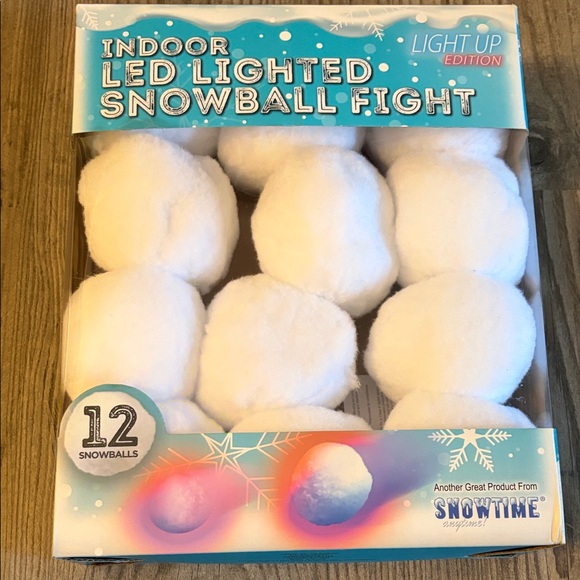 Toys | Indoor Led Lighted Snowball Fight Set | Poshmark